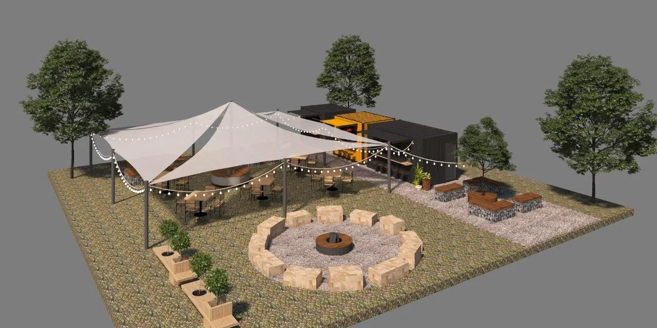 Outdoor Area Mine Site - Artists Impression with Yarning Circle ...