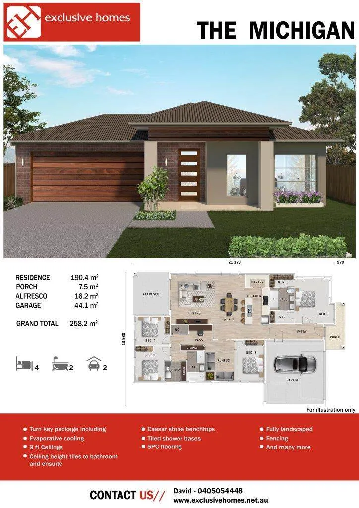 Builders Brochure Design The Michigan - Artists Impressions